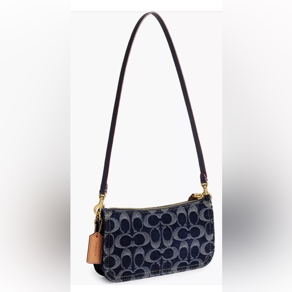 Coach | Bags | Coach Penn Cr688 B4blue Shoulder Bag In Signature Denim ...